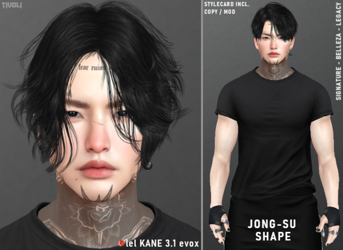 Second Life Marketplace - LELUTKA KANE SHAPE 4.0 EVOX UPDATED / TIVOLI INC